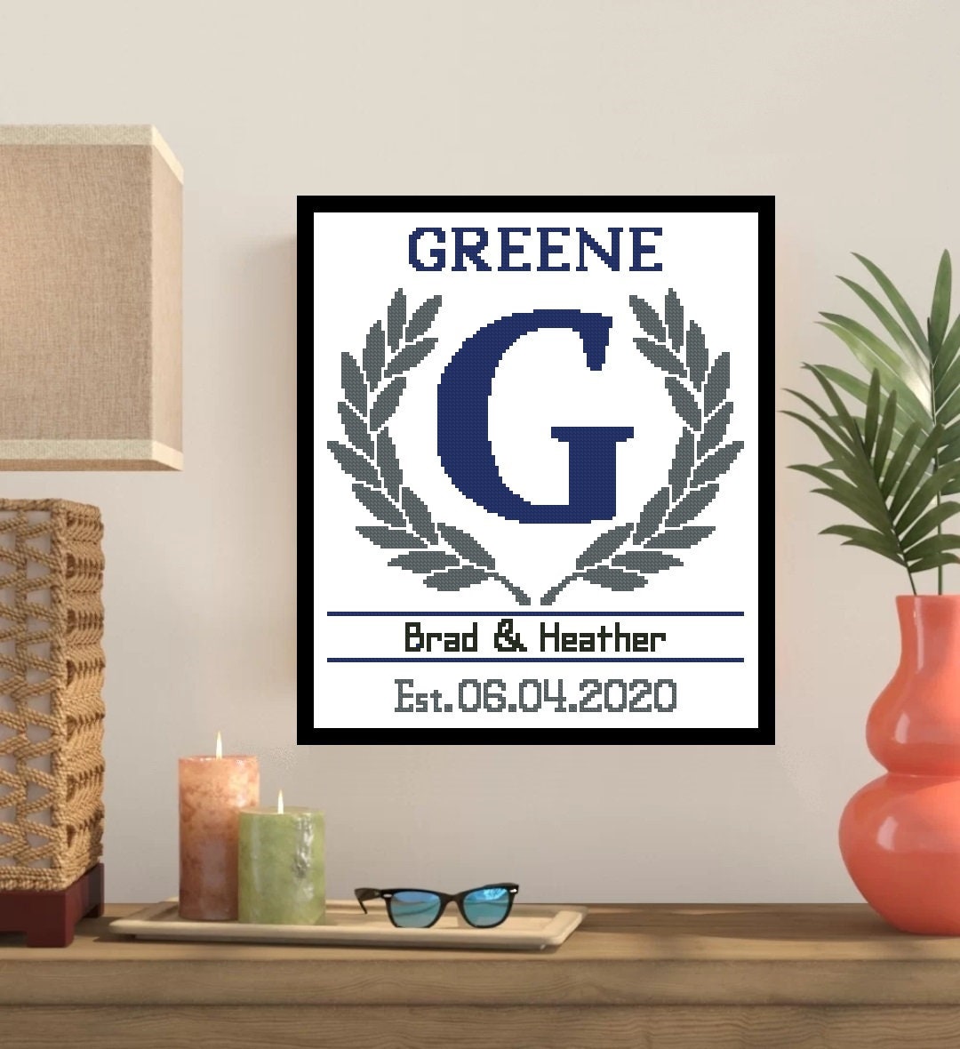 Personalized Name Cross Stitch Pattern 372 - Etsy