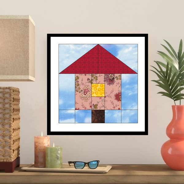 Bird House Quilt Block Pattern - Etsy