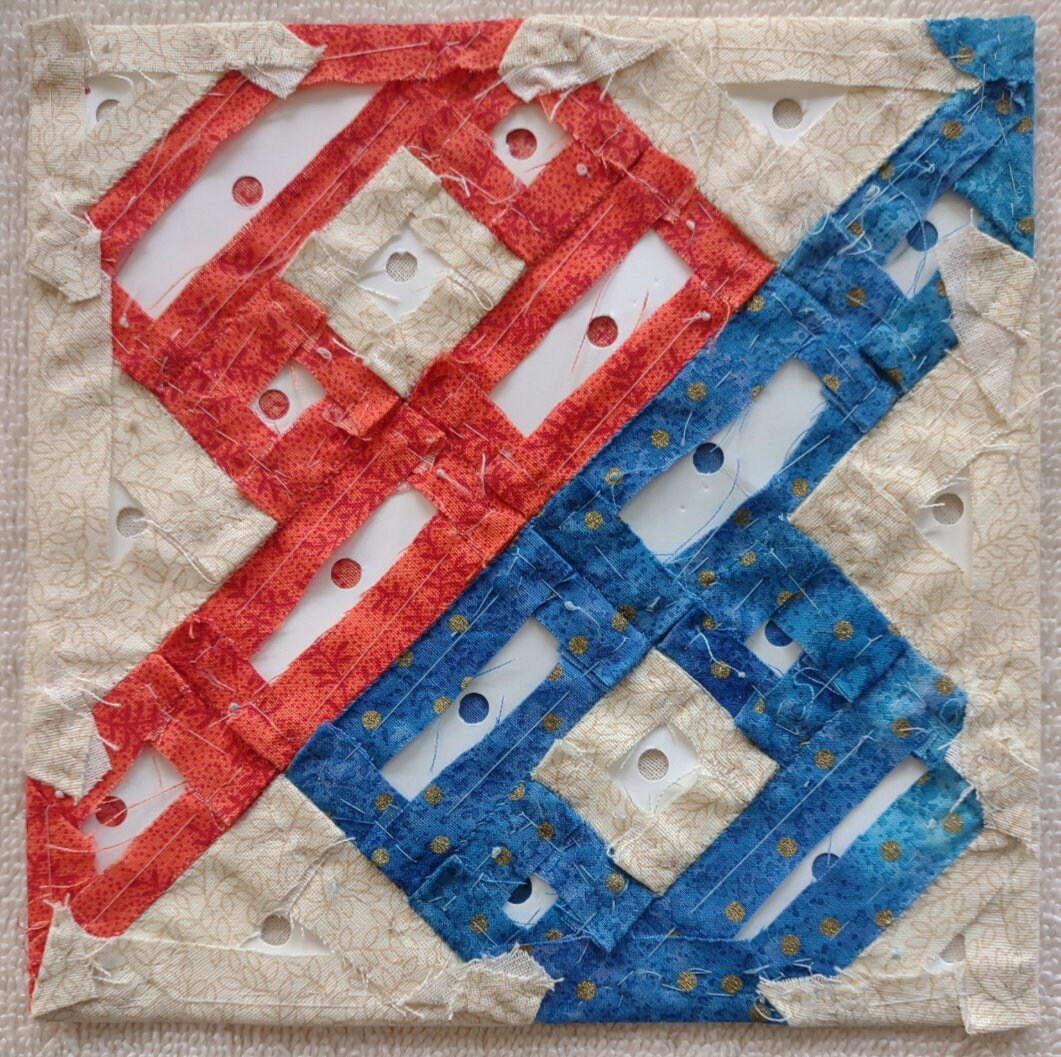 Chinese Puzzle EPP English Paper Piecing Block -OC217 - Etsy
