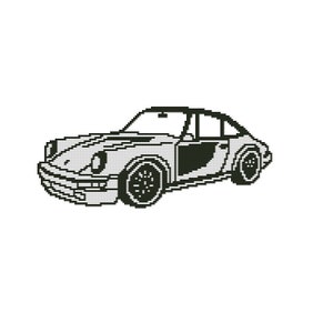 Porsche 911 Cross Stitch Pattern -334 - Etsy