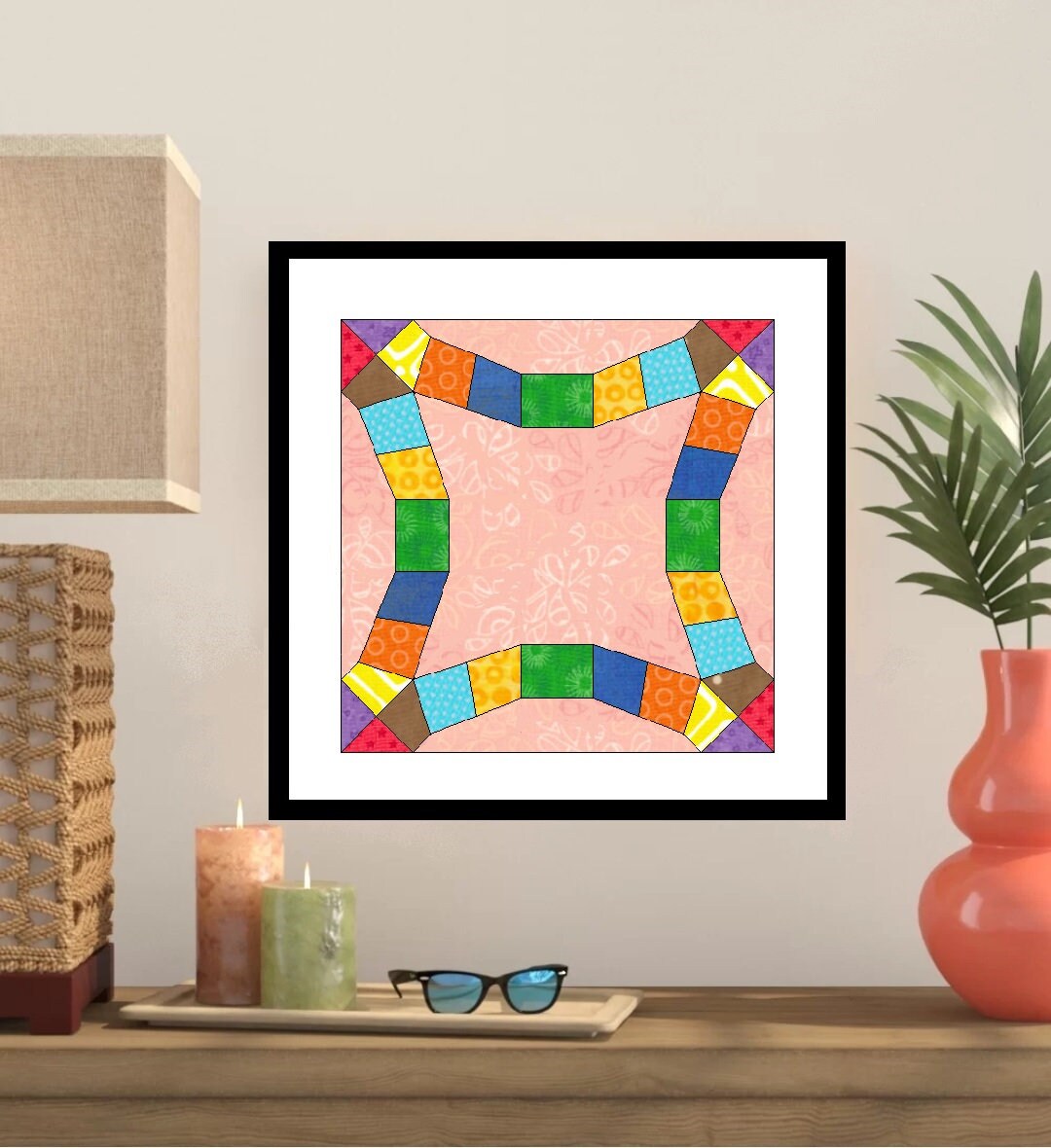 Double Wedding Ring Paper Pieced Quilt Block Pattern -OC011 - Etsy