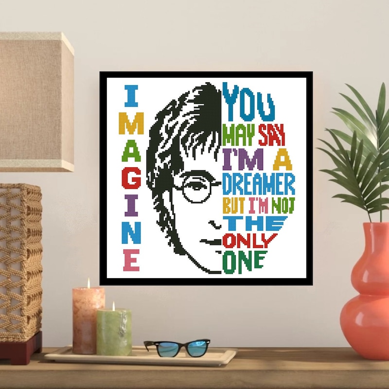 Imagine Lyrics - Etsy