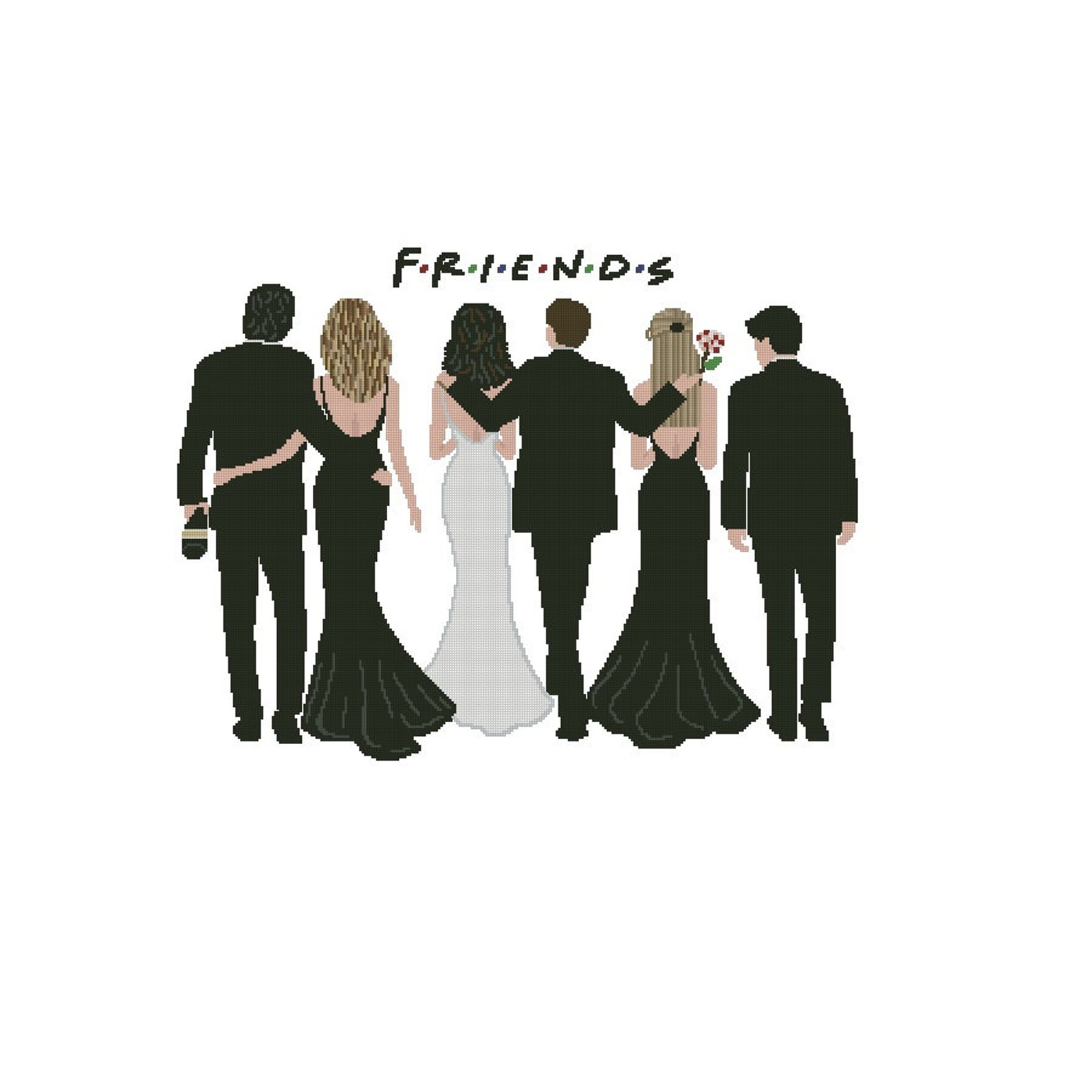 Friends Cross Stitch Pattern -181 - Etsy