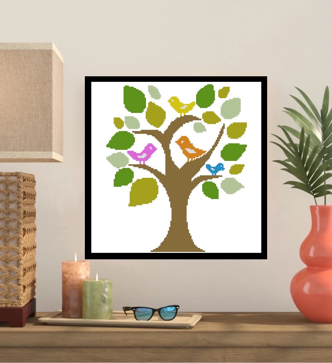 Fantasy Tree Cross Stitch Pattern -365 - Etsy
