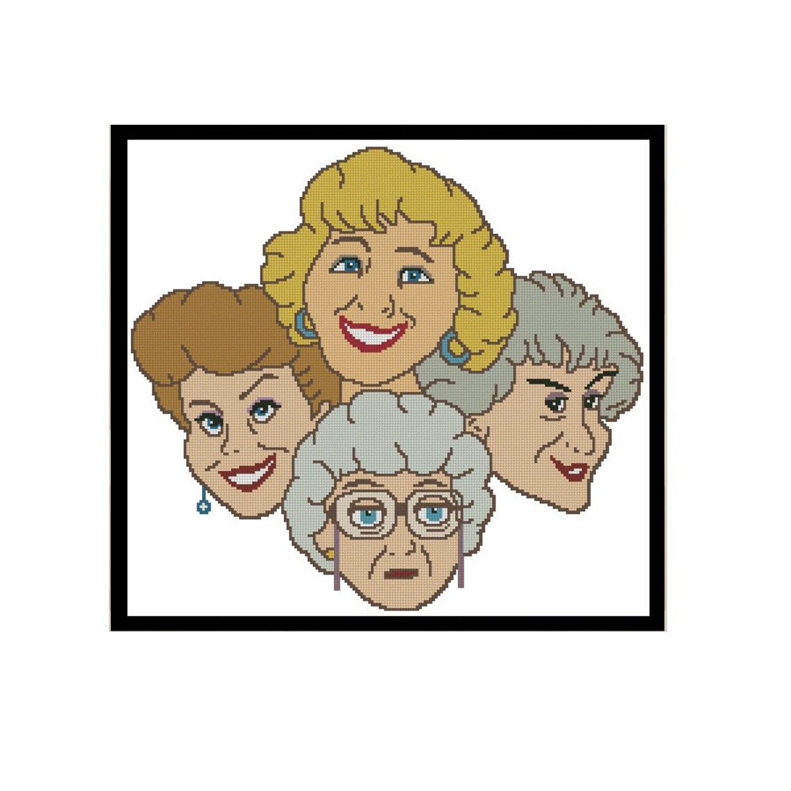 Golden Girls Cross Stitch Pattern -186 - Etsy