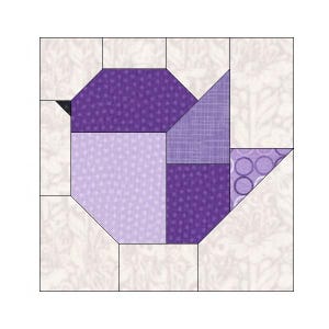 Bird EPP English Paper Piecing Block -OC451 - Etsy