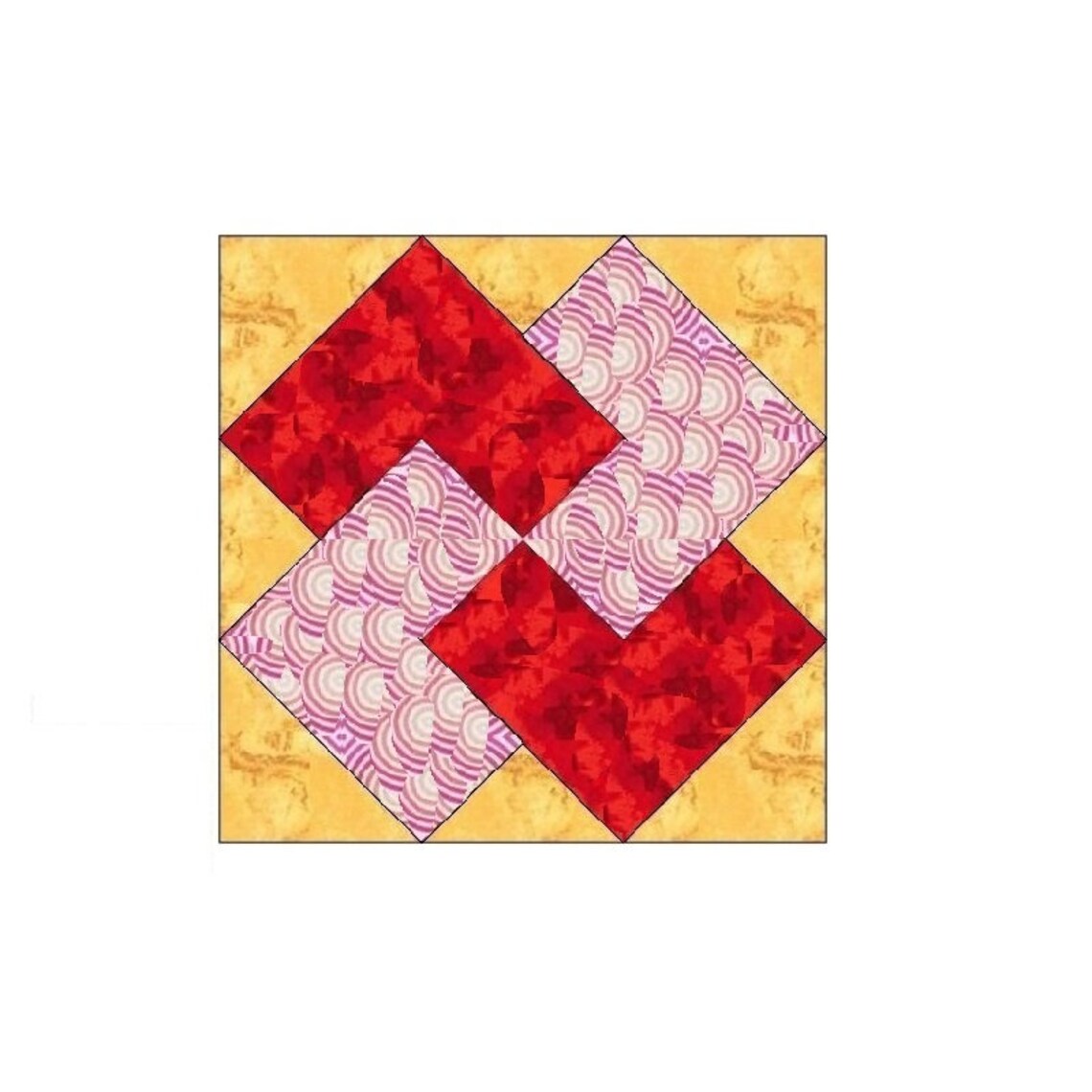 Card Trick Paper Pieced Quilt Block -OC006 - Etsy