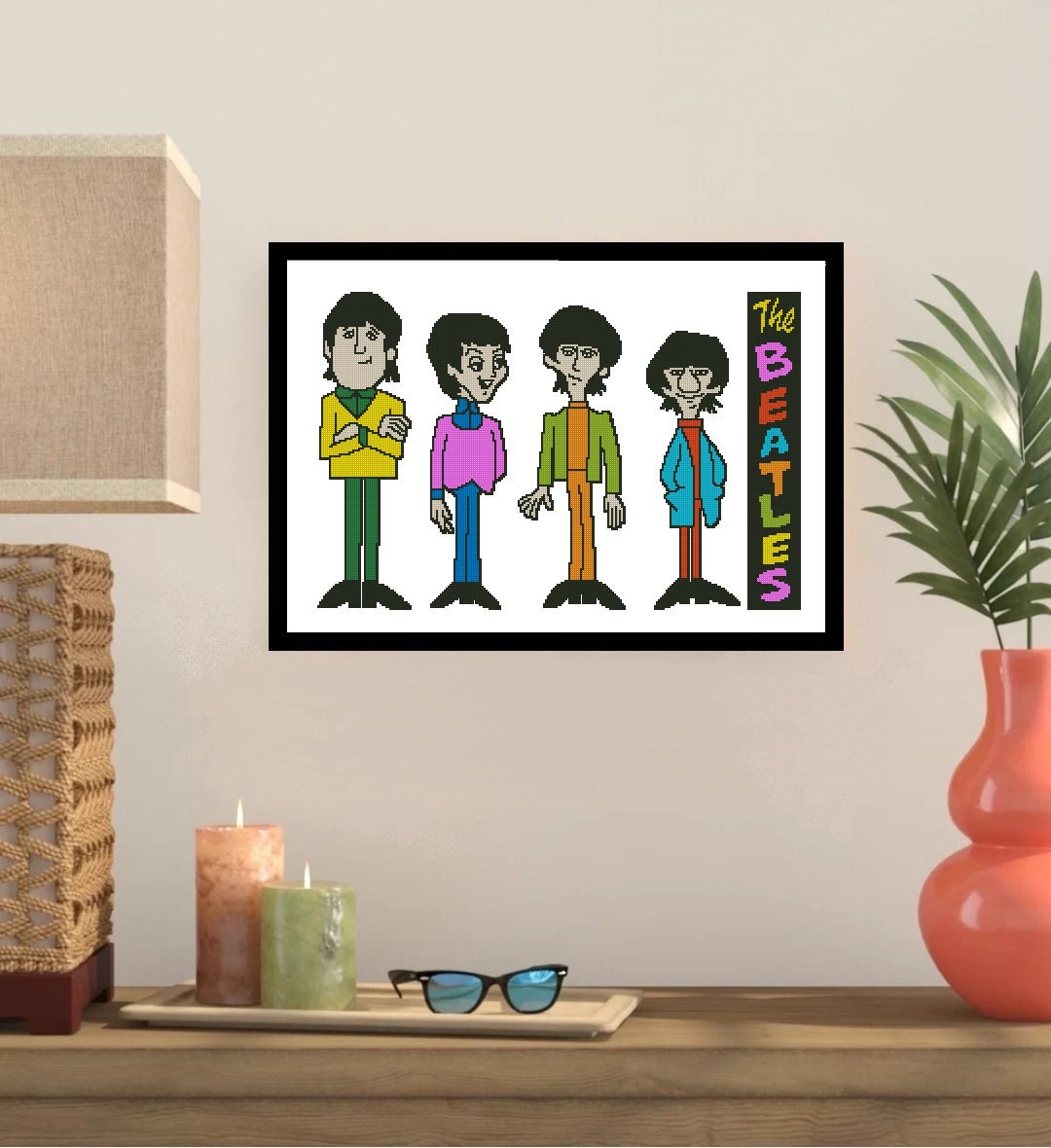 Beatles Cross Stitch Pattern -269 - Etsy