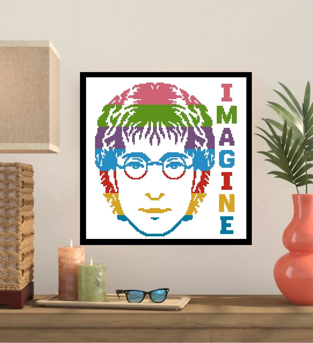 Imagine Cross Stitch Pattern -316 - Etsy