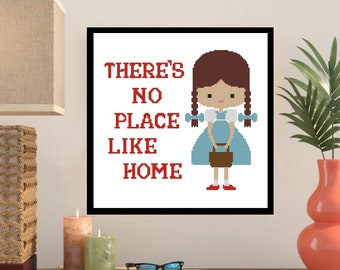 No Place Like Home - Cross Stitch Chart PDF - Pattern Keeper Compatible ...