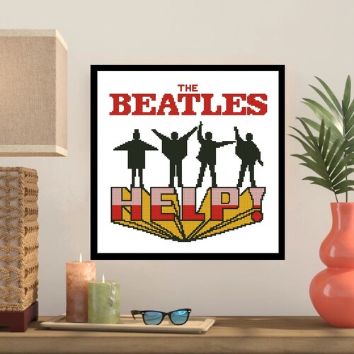 Abbey Road the Beatles Cross Stitch Pattern Pdf Format - Etsy