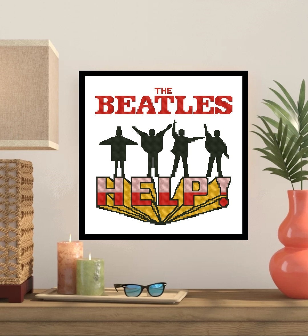 Beatles Cross Stitch Pattern -256 - Etsy