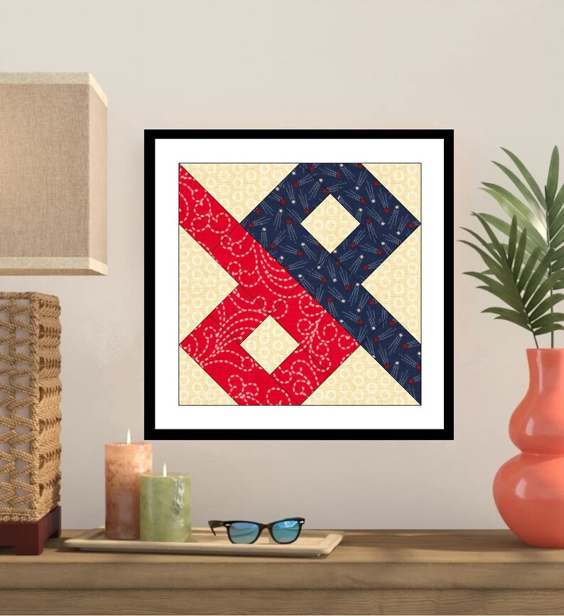 Chinese Puzzle EPP English Paper Piecing Block -OC217 - Etsy
