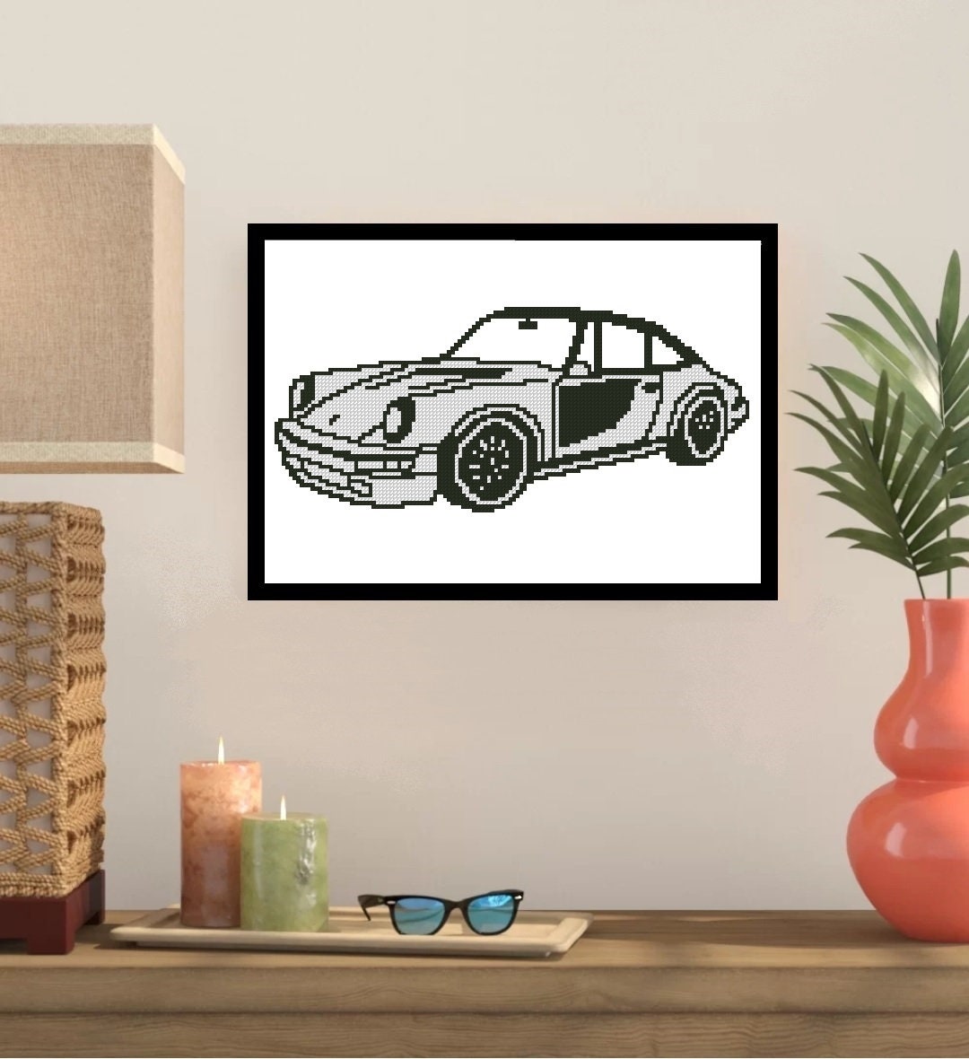 Porsche 911 Cross Stitch Pattern -334 - Etsy