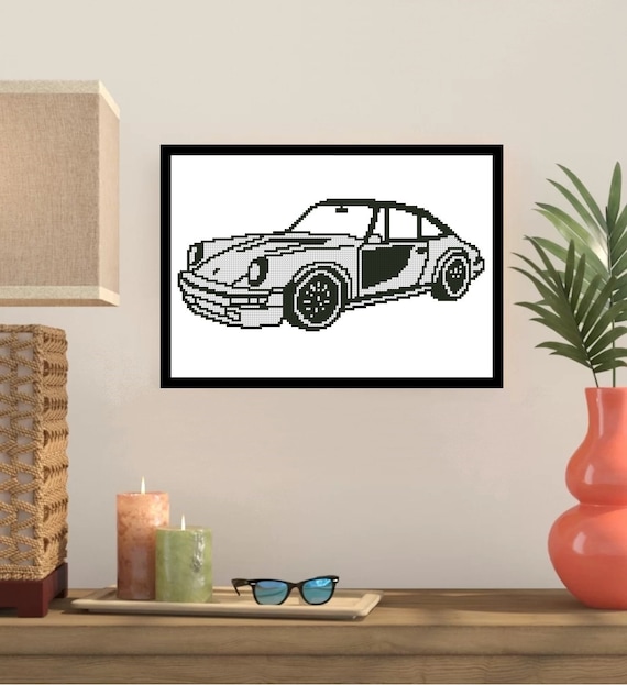 Porsche 911 Cross Stitch Pattern 334 - Etsy