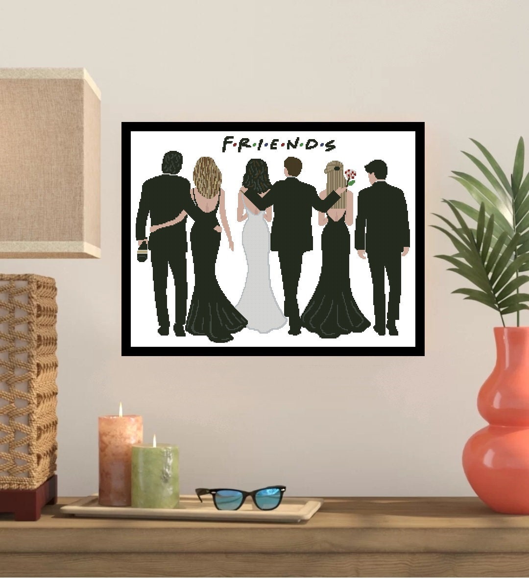 Friends Cross Stitch Pattern -181 - Etsy