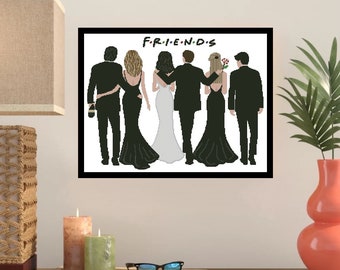 Friends TV Modern Cross Stitch Pattern - Etsy