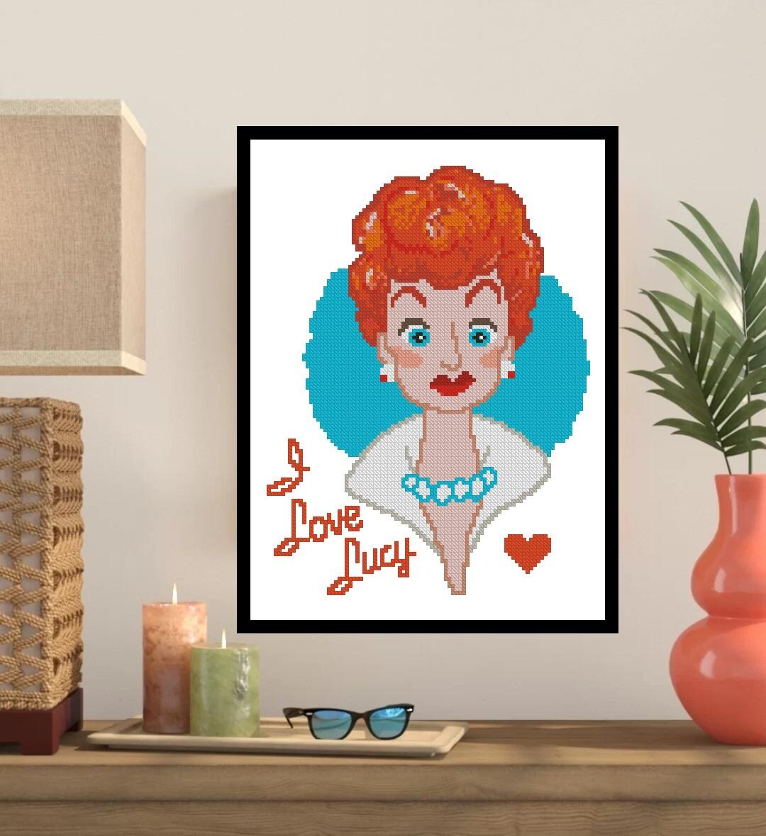 I Love Lucy Cross Stitch Pattern -450 - Etsy