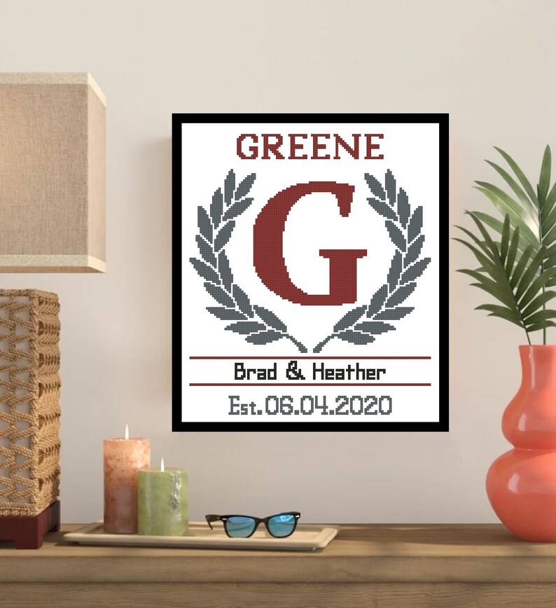 Personalized Name Cross Stitch Pattern -372 - Etsy