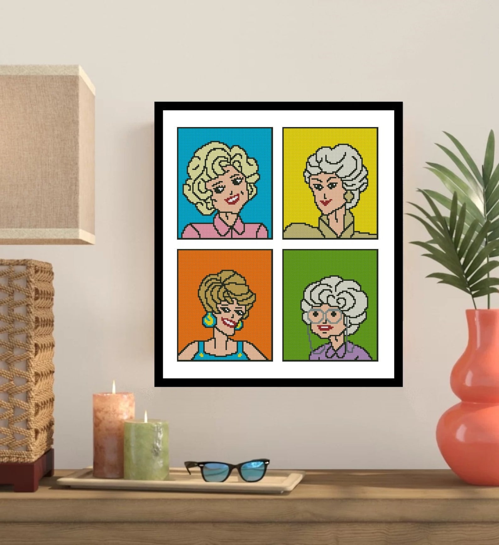 Golden Girls Cross Stitch Pattern -391 - Etsy