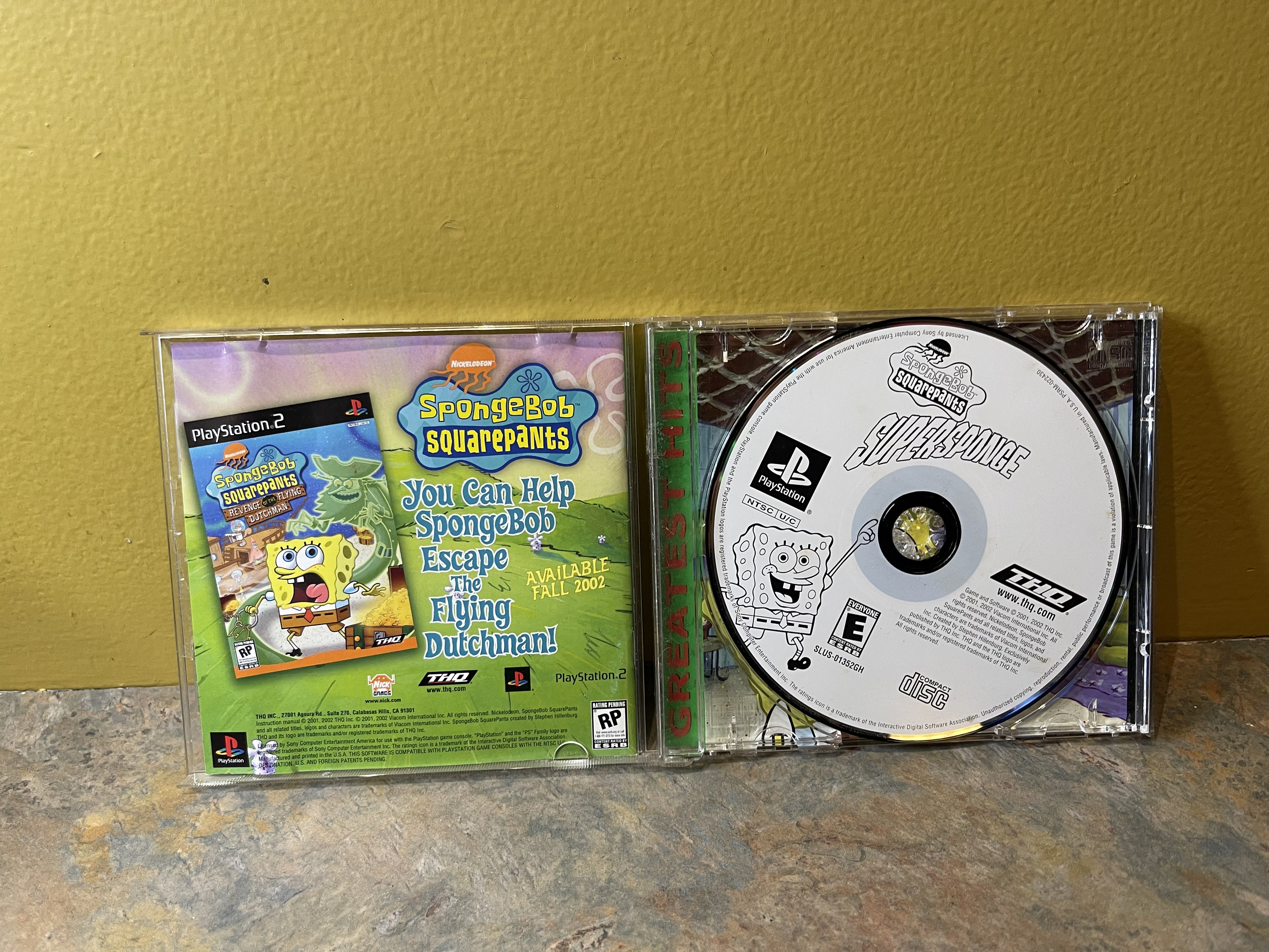 Playstation One PS1 Spongebob Squarepants Supersponge Complete - Etsy
