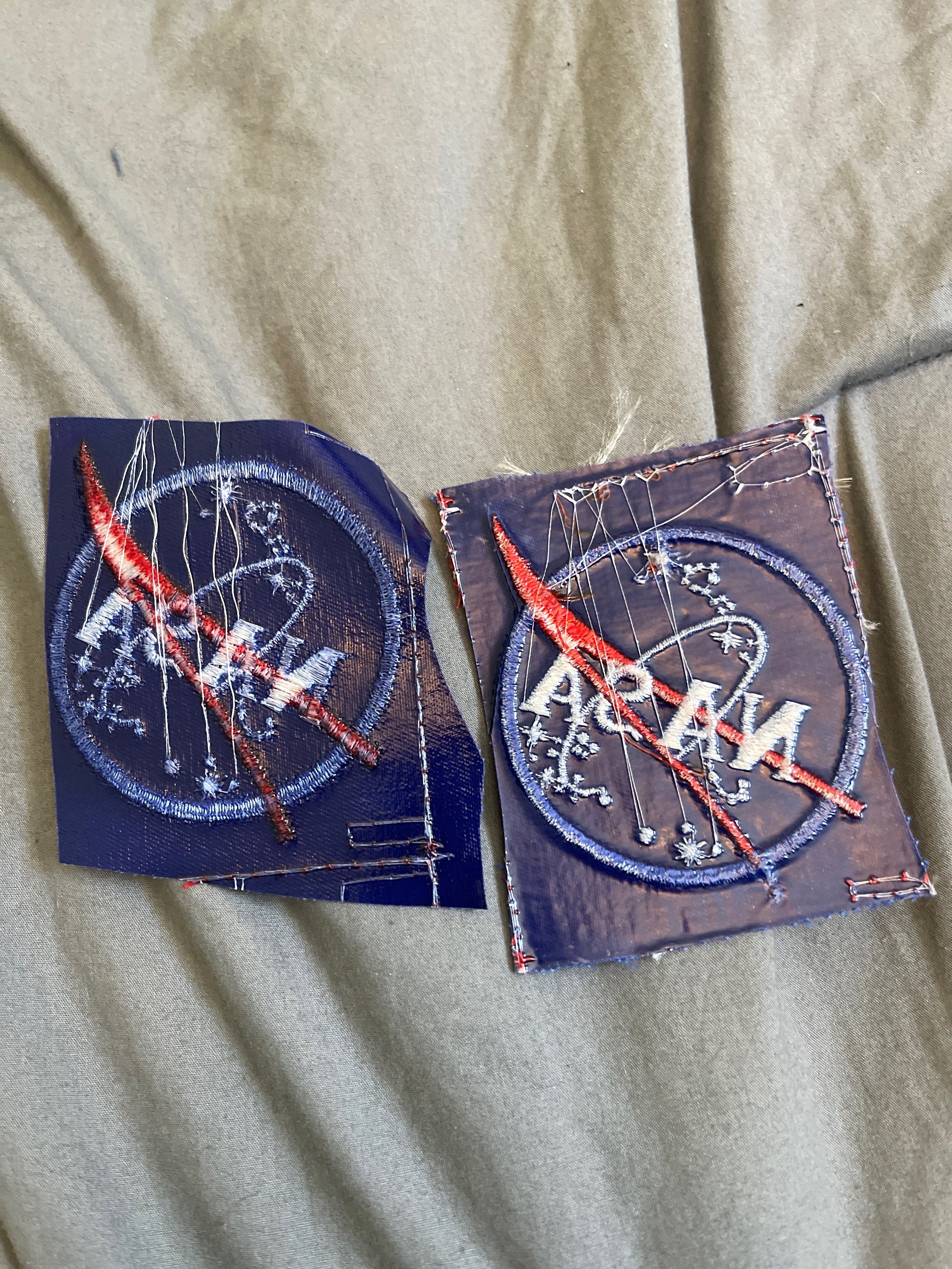 Official NASA Vector Meatball Logo Patch Lot of 2 See Photos for ...