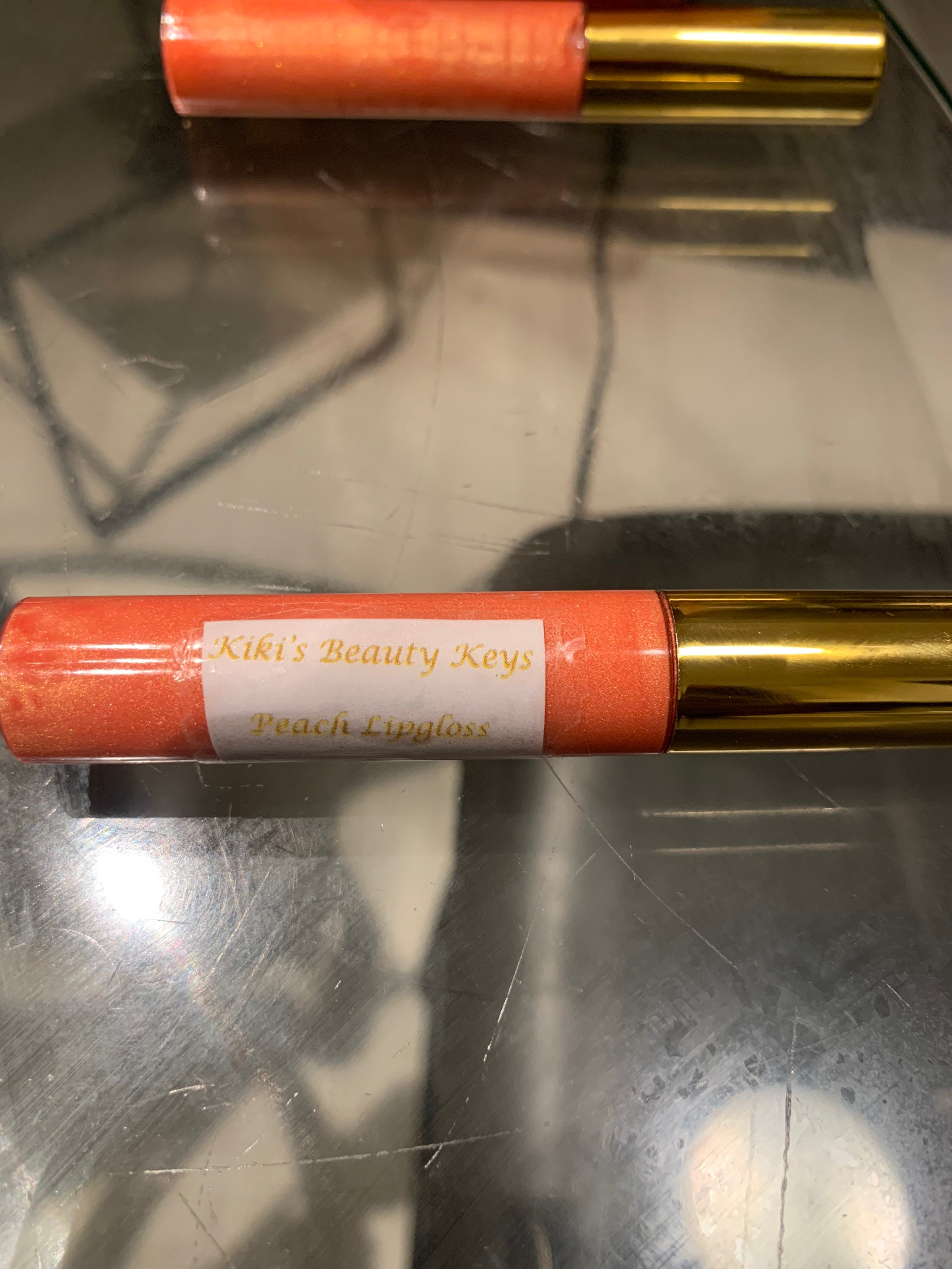 Peach Lip Gloss. Natural Lip Gloss. Moisturizing Lip Gloss. - Etsy