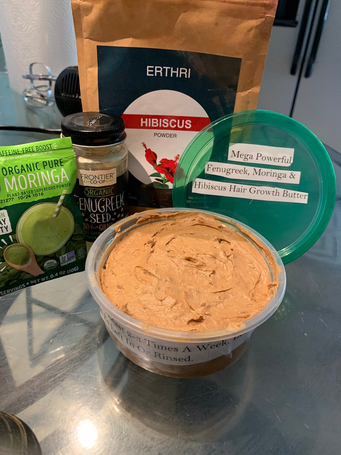 Mega Powerful Fenugreek Moringa & Hibiscus Hair Growth - Etsy