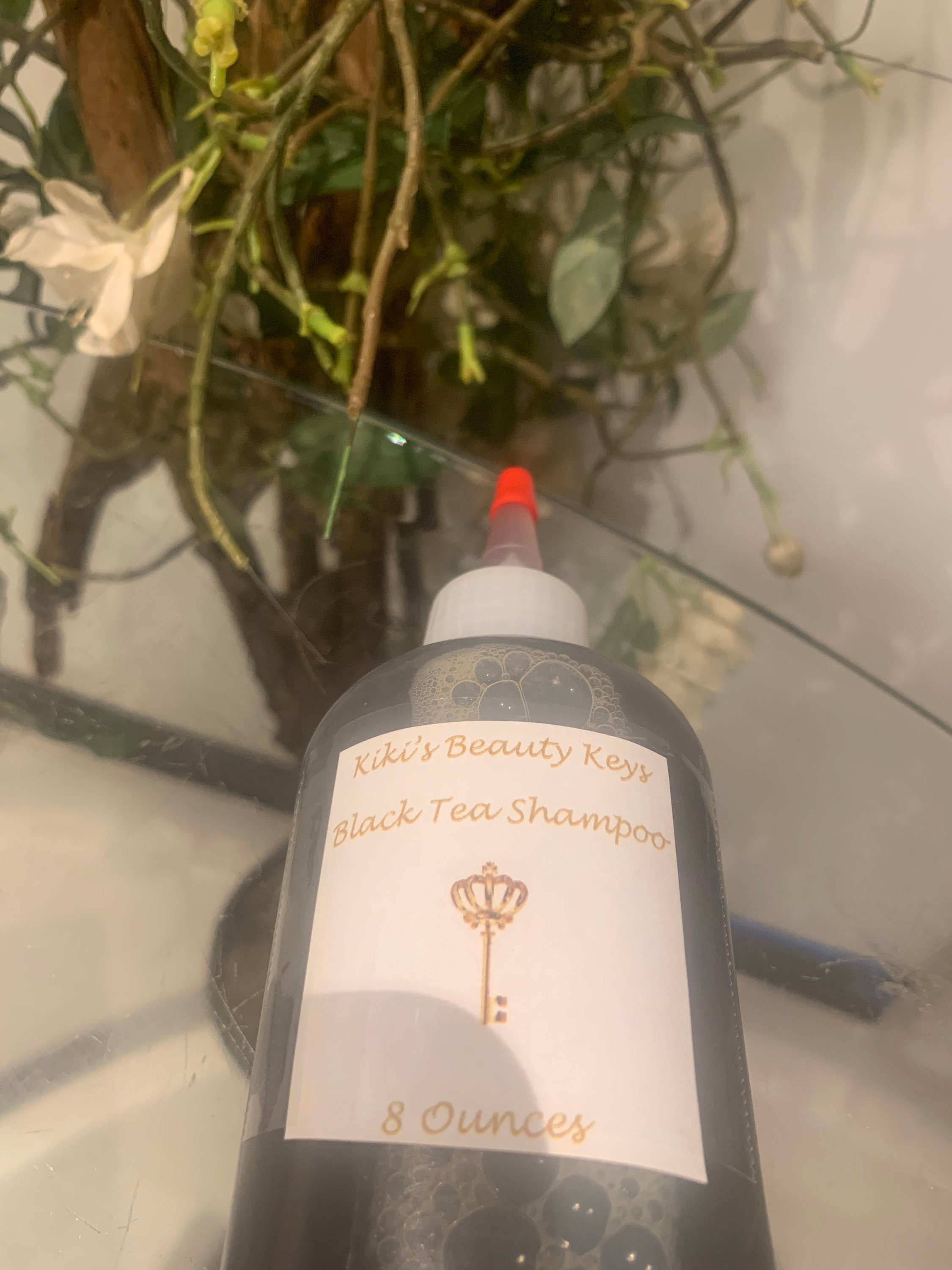 Black Tea Shampoo. Enhance Dark Hair. Brunette Hair. Reduce Shedding ...