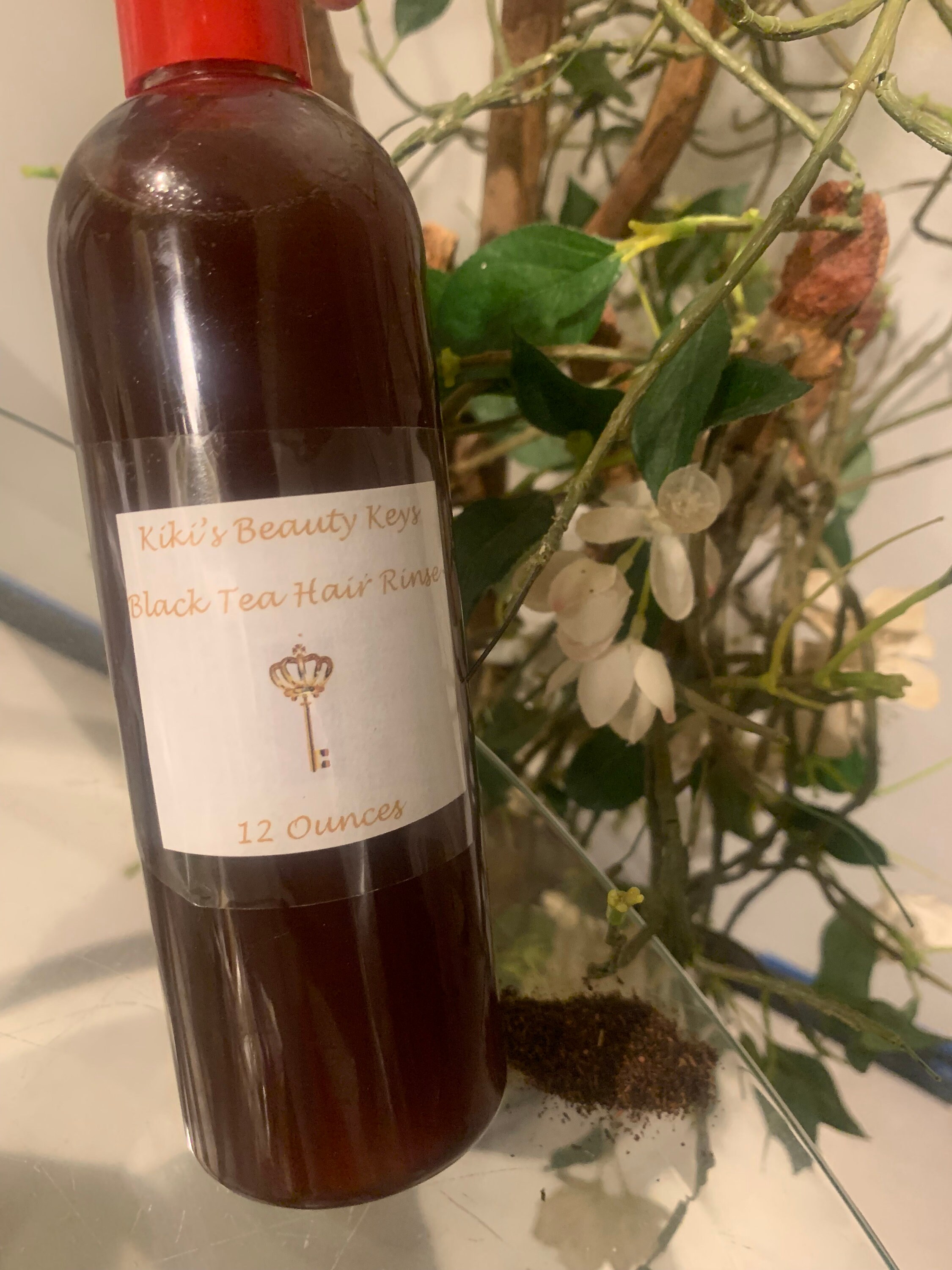 Black Tea Hair Rinse. Hair Shedding. DHT Blocker. Enhance Dark Hair ...