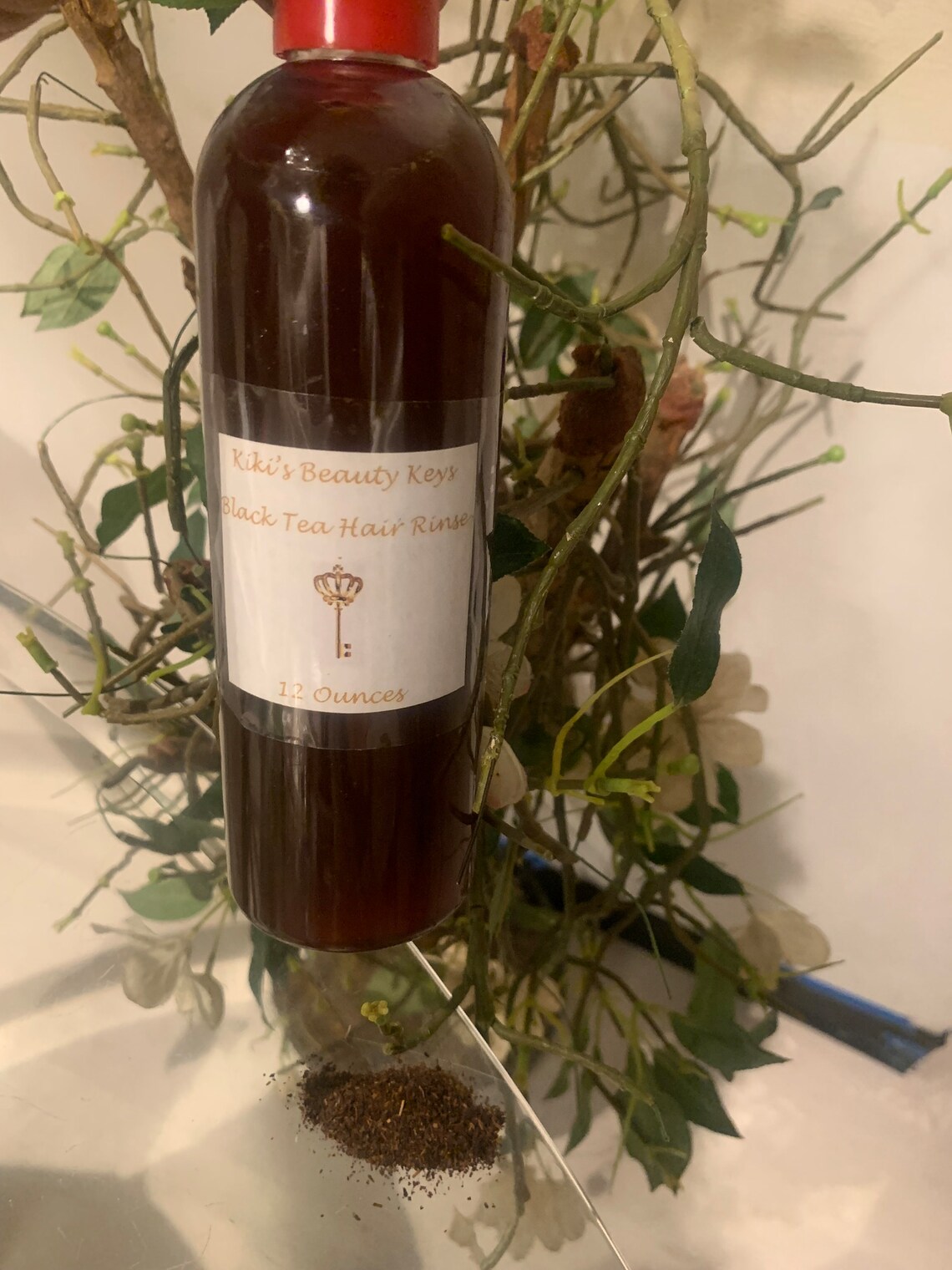 Black Tea Hair Rinse. Hair Shedding. DHT Blocker. Enhance Dark Hair ...