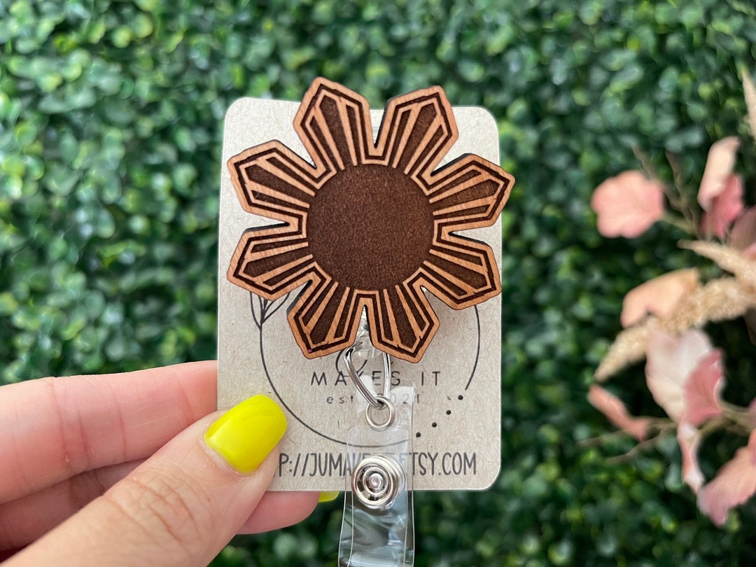 Filipino Badge Reel Filipino Sun Filipino Flag Badge Reel - Etsy