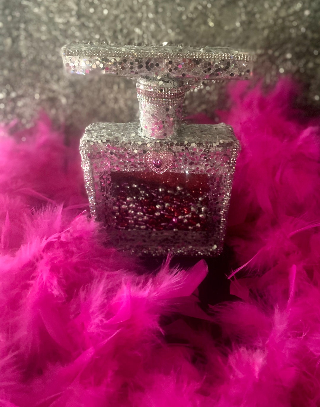Glam Sassy Perfume Bottle With Lights - Etsy