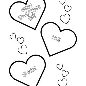 Valentines Day Coloring Pages for Children, Coloring Pages for Kids ...