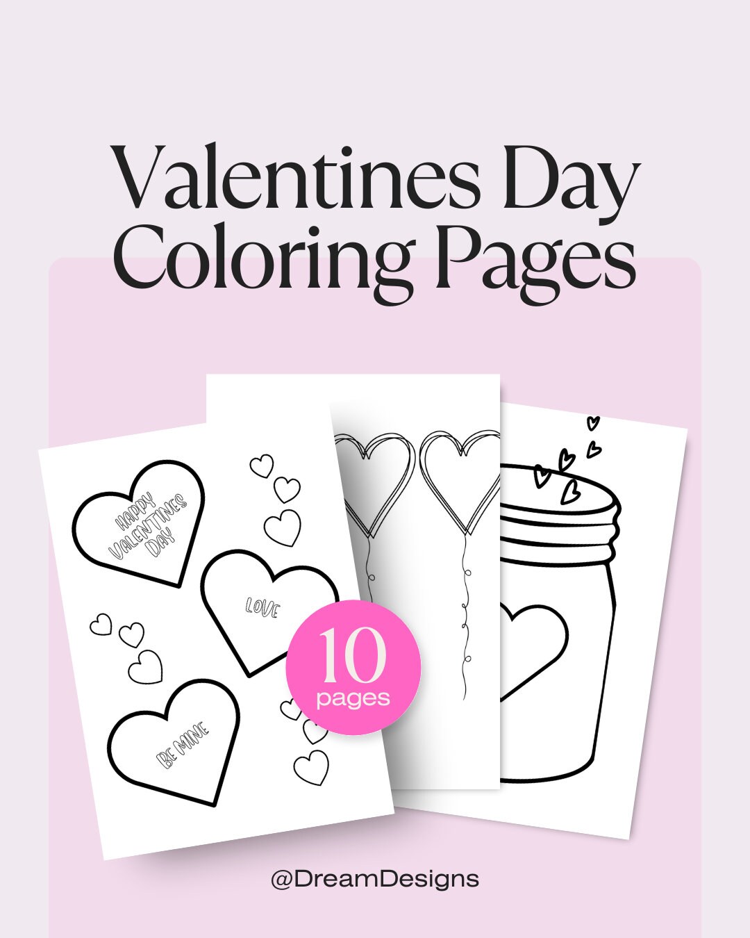 Valentines Day Coloring Pages for Children, Coloring Pages for Kids ...