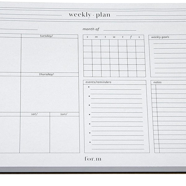Weekly Planner Pad - Etsy