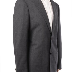 SUITSUPPLY Jacket Grey Wool Sport Coat Unlined Blazer Mens Size 52 IT ...