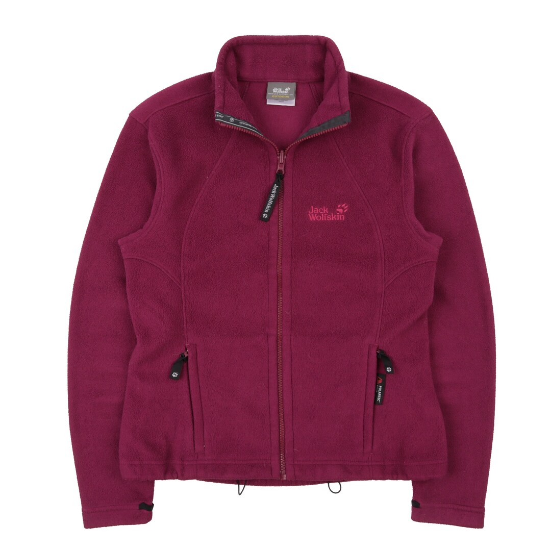 JACK WOLFSKIN Purple Outdoor Fleece Zip Jacket Size S - Etsy