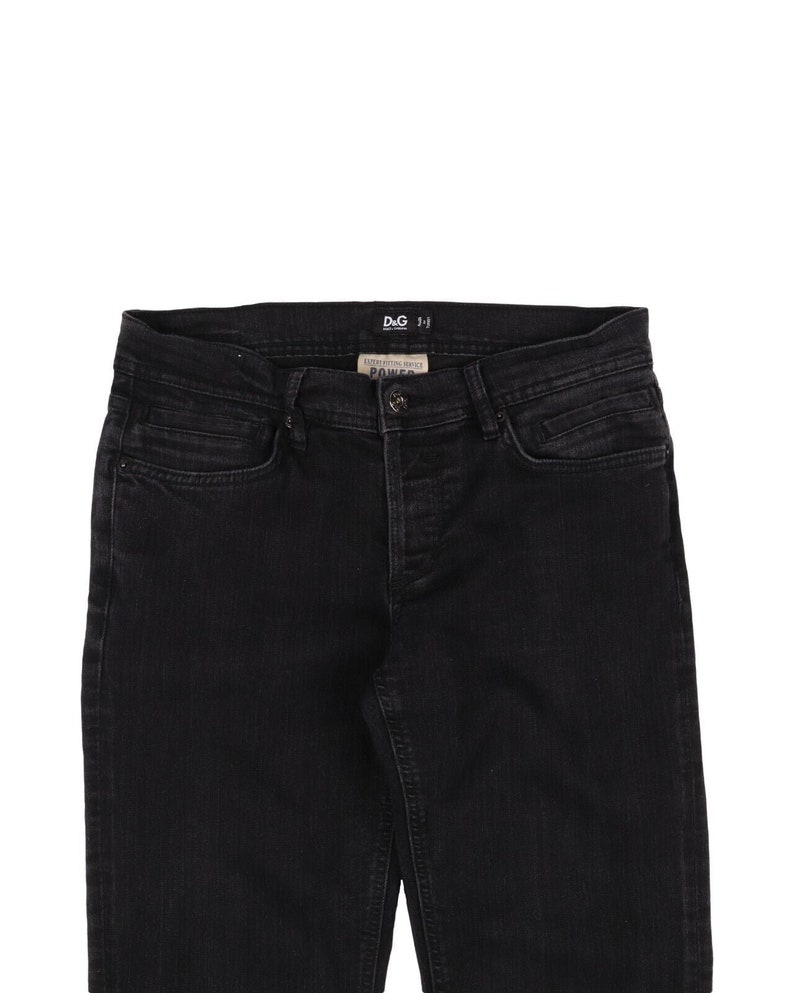 Vintage DG DOLCE GABBANA Denim Black Cotton Mens Jeans Size 32 Etsy vintage-dg-dolce-gabbana-denim-black-cotton-mens-jeans-size-32-etsy