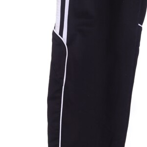 ADIDAS Men's Gray Striped Sweatpants Side Snap Pants Pull on Size D3 ...