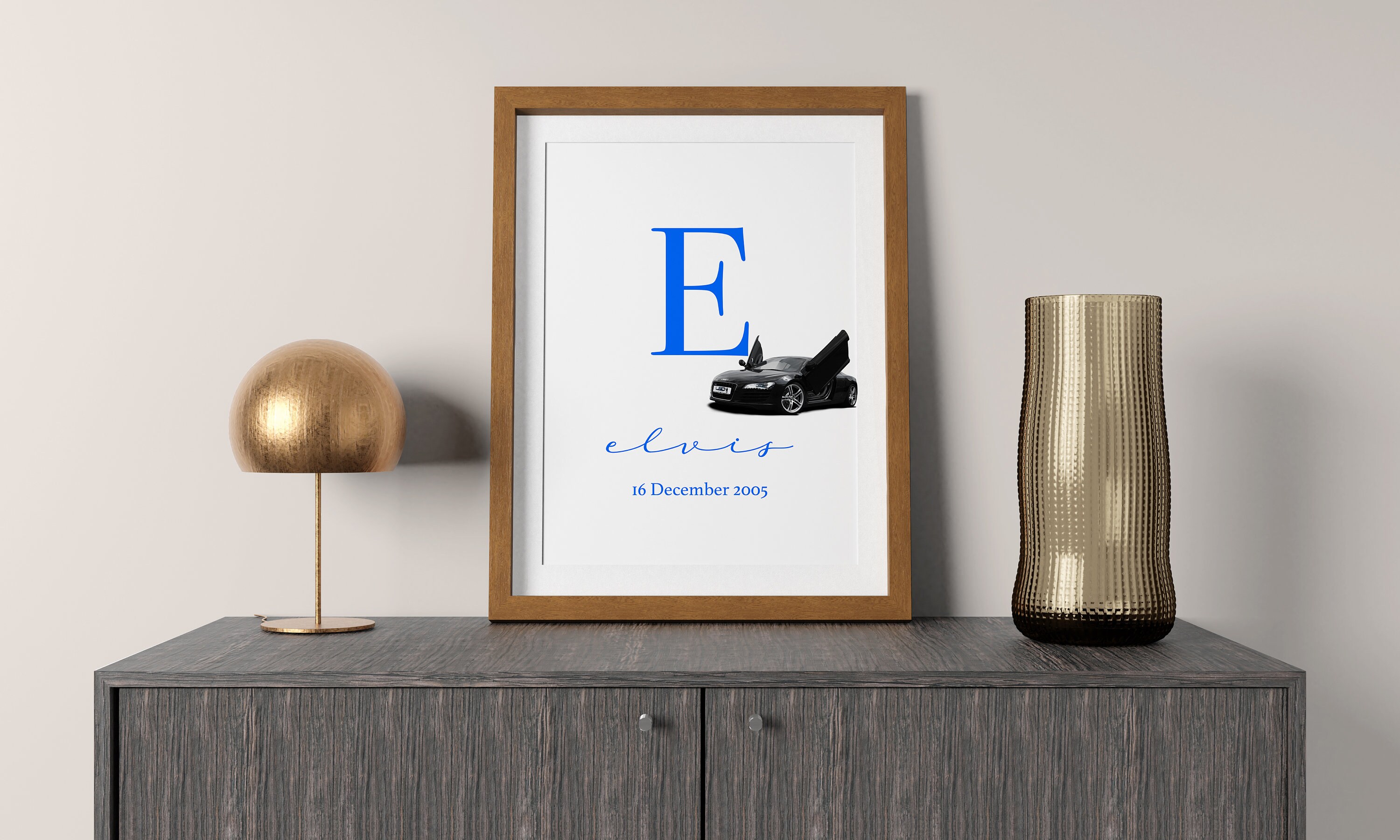 Wall Art Name Card Printable Gift Template to Decore Your - Etsy