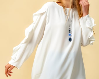 Ruffle Tunic - Etsy