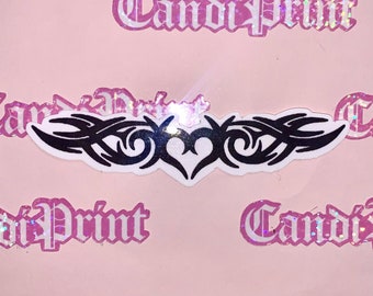 Y2k Heart Sticker - Etsy