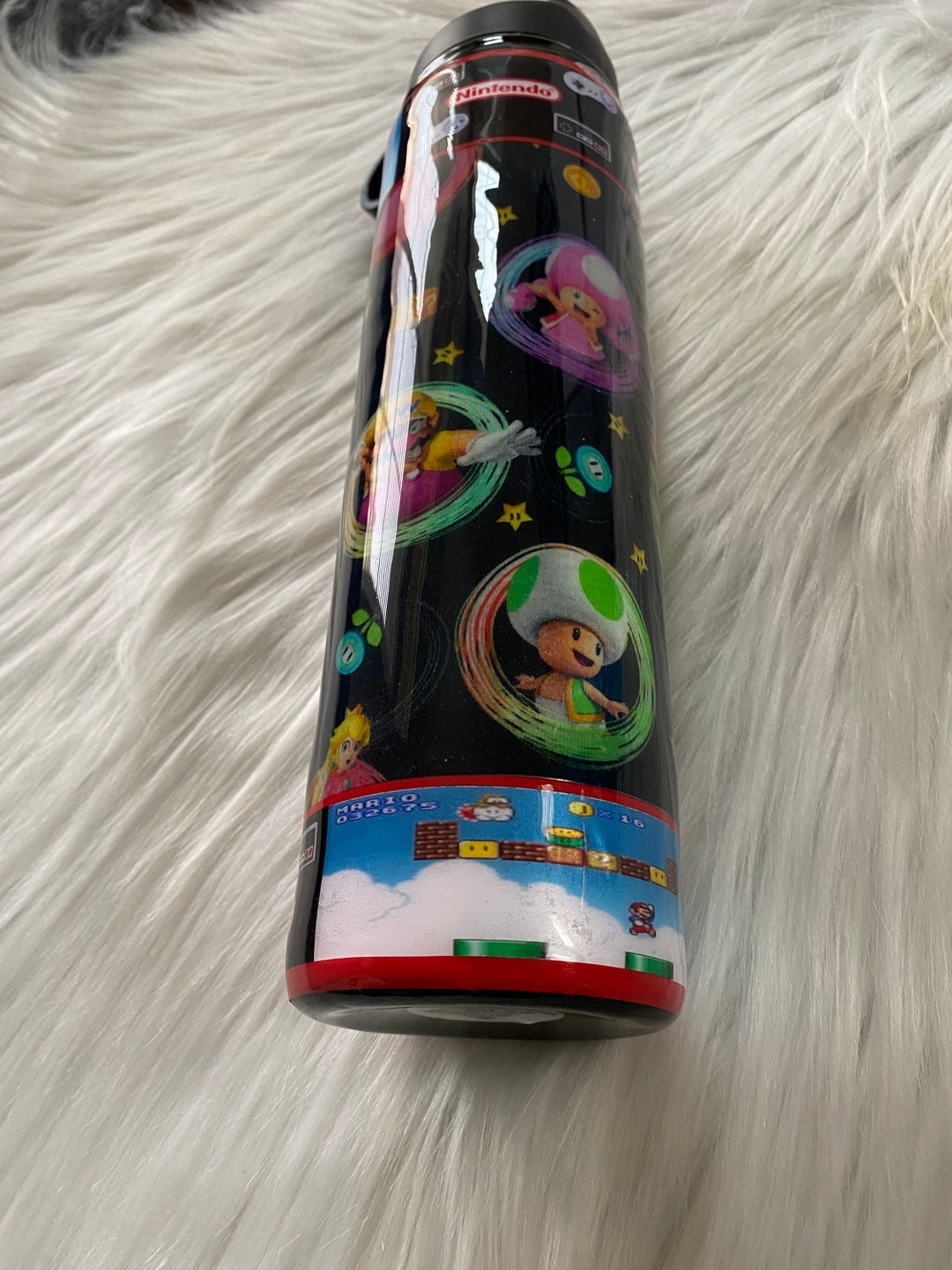 Mario Brothers, Nintendo, Custom Water Flask - Etsy