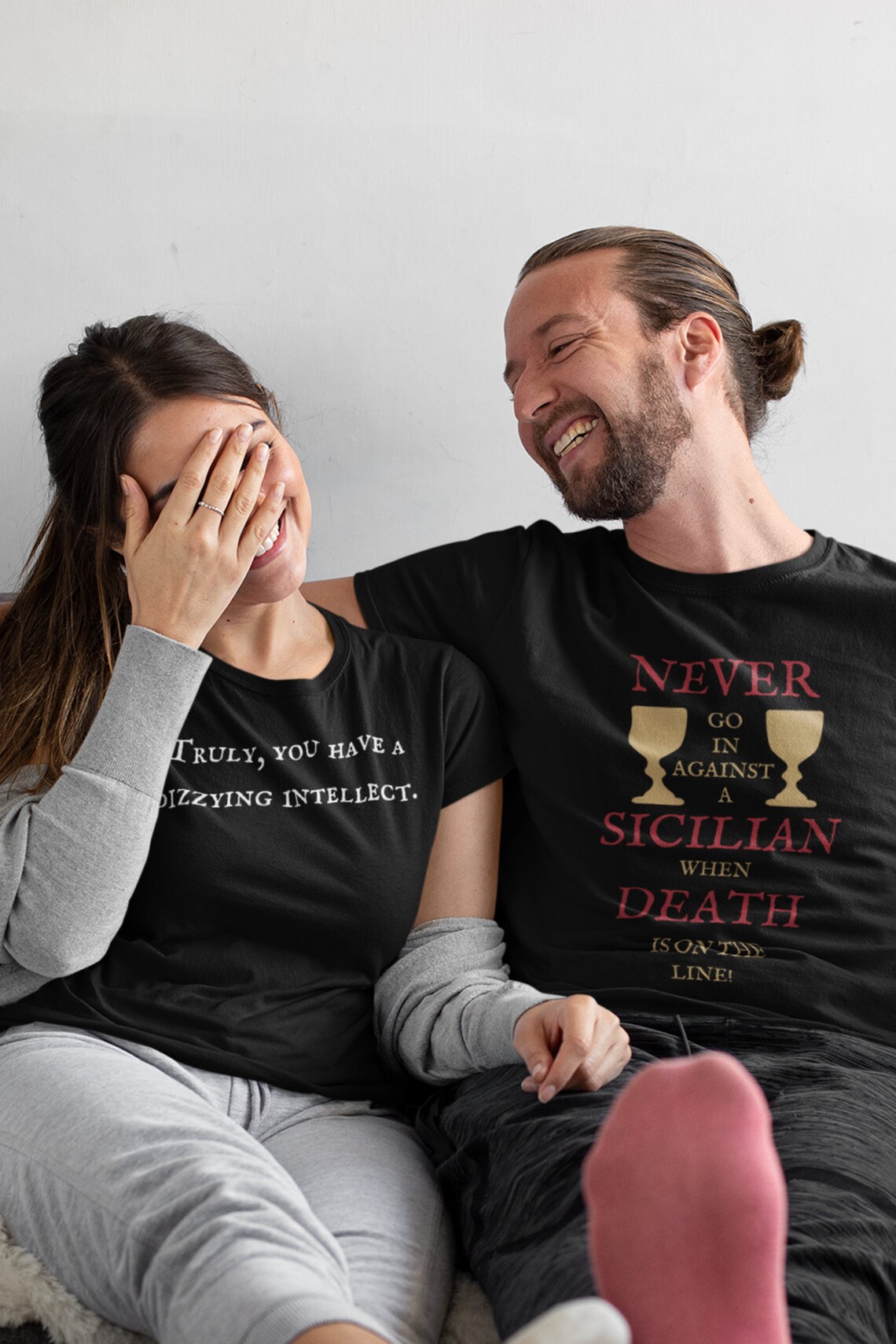 Truly you have a dizzying intellect The man in black quote | Etsy