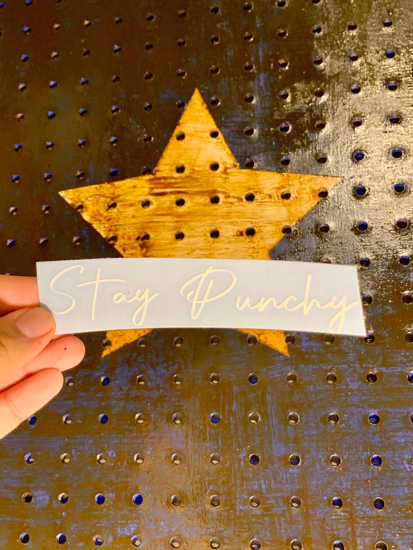 Stay Punchy Decal/sticker - Etsy