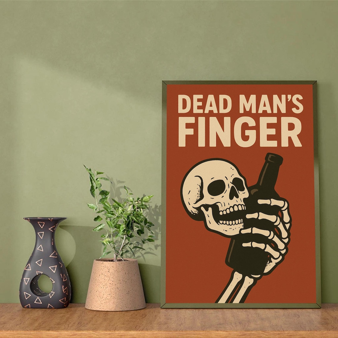 Dead Man’s Fingers Poster - Modern Wall Art - Dead Man’s Fingers Print ...