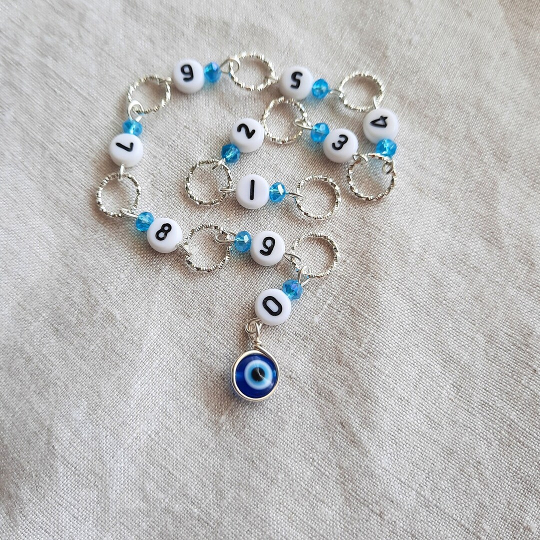 Knitting Row Counter Chain Stitch Marker Germany Numbered - Etsy