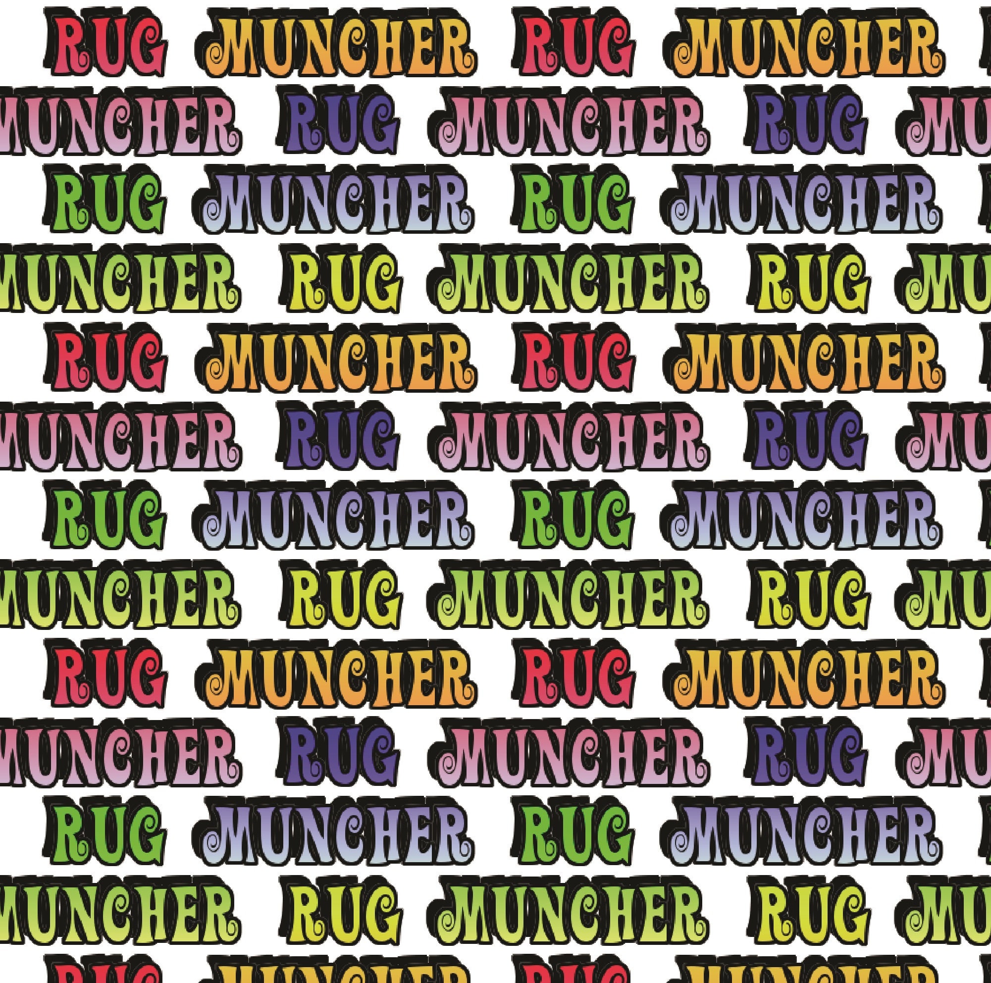 Novelty Rug Muncher Gift Wrap Great Larger Size A1 Fun Happy - Etsy