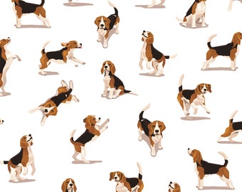 Beagle Wrapping Paper - Etsy